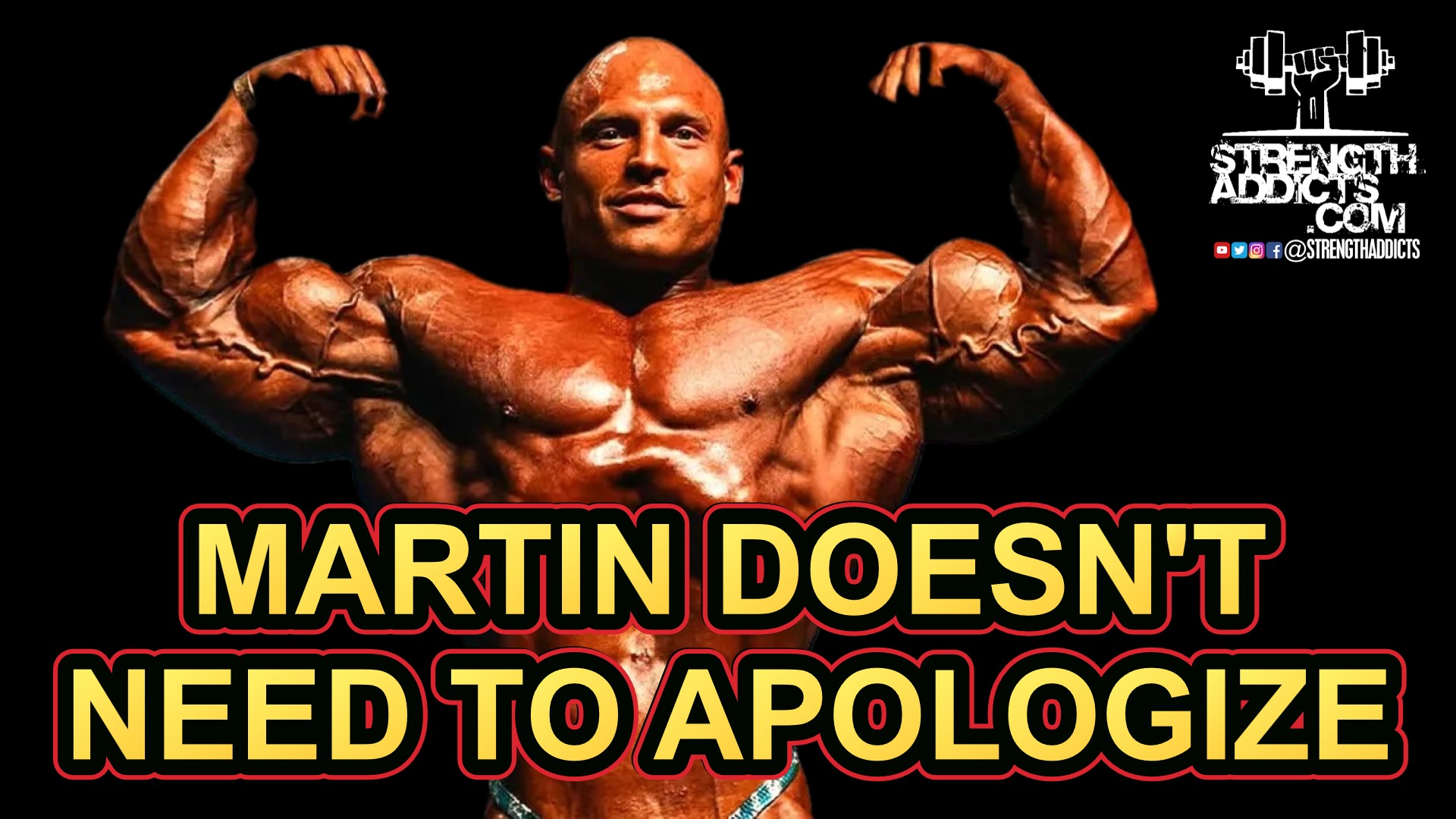Martin Fitzwater Doesn't Need To Apologize - StrengthAddicts.com